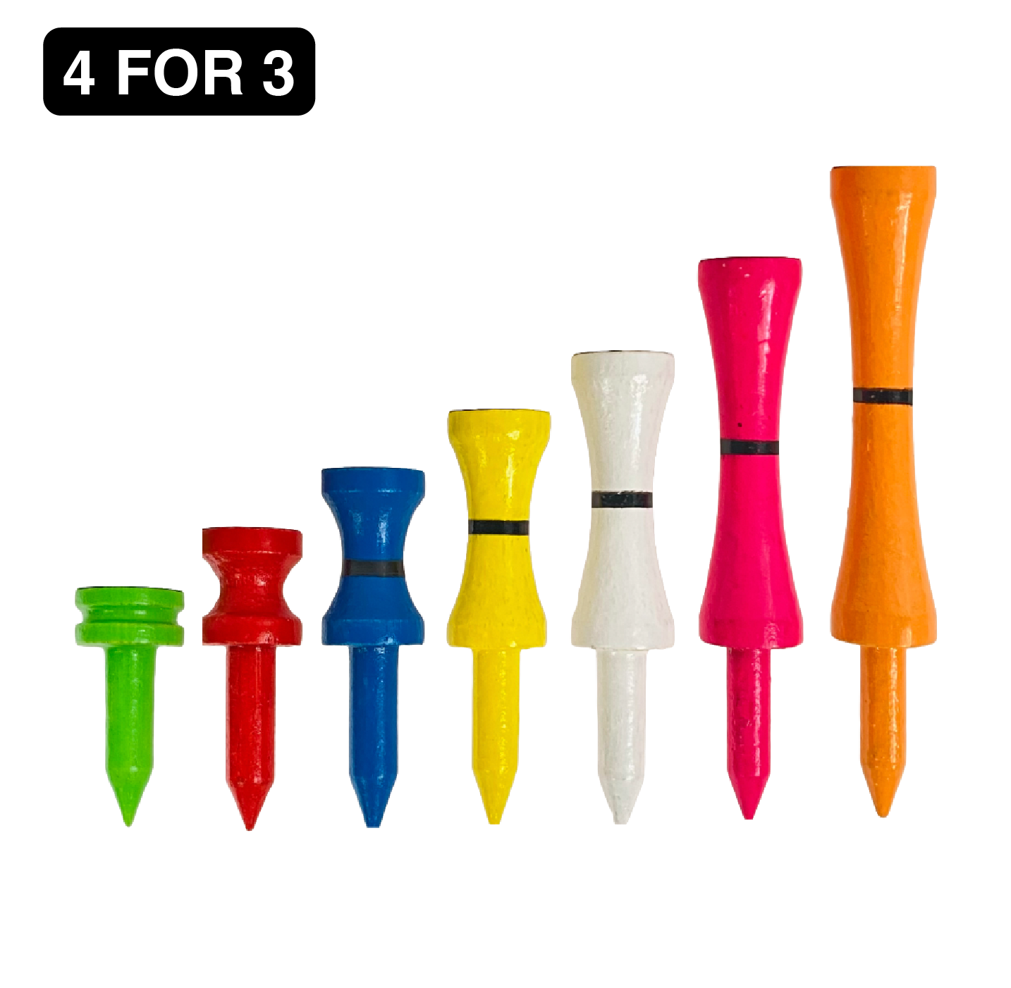 Bamboo castle tees – Bombs Away golf goods